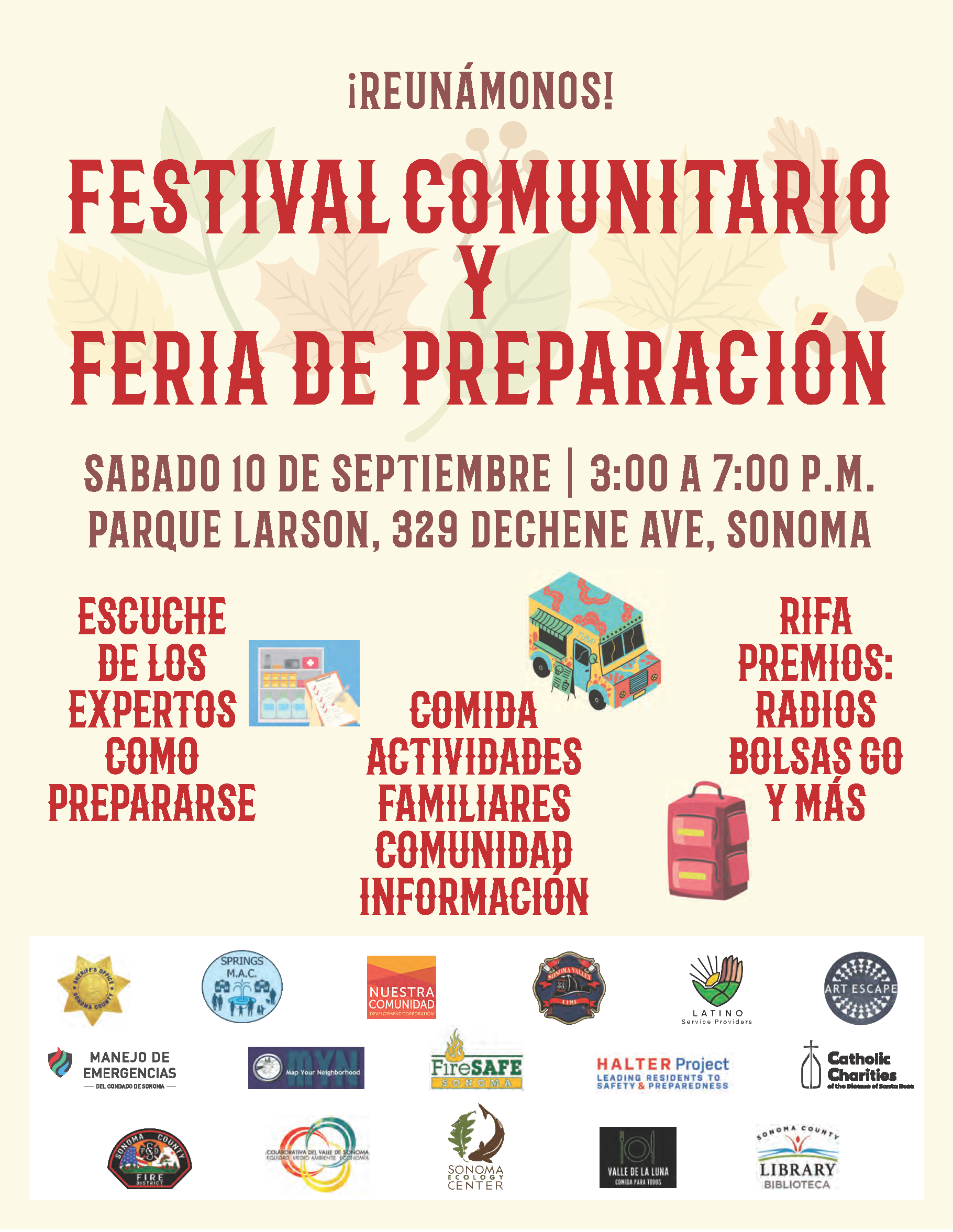 Community Festival and Preparedness Fair / Festival Comunitario y Feria ...