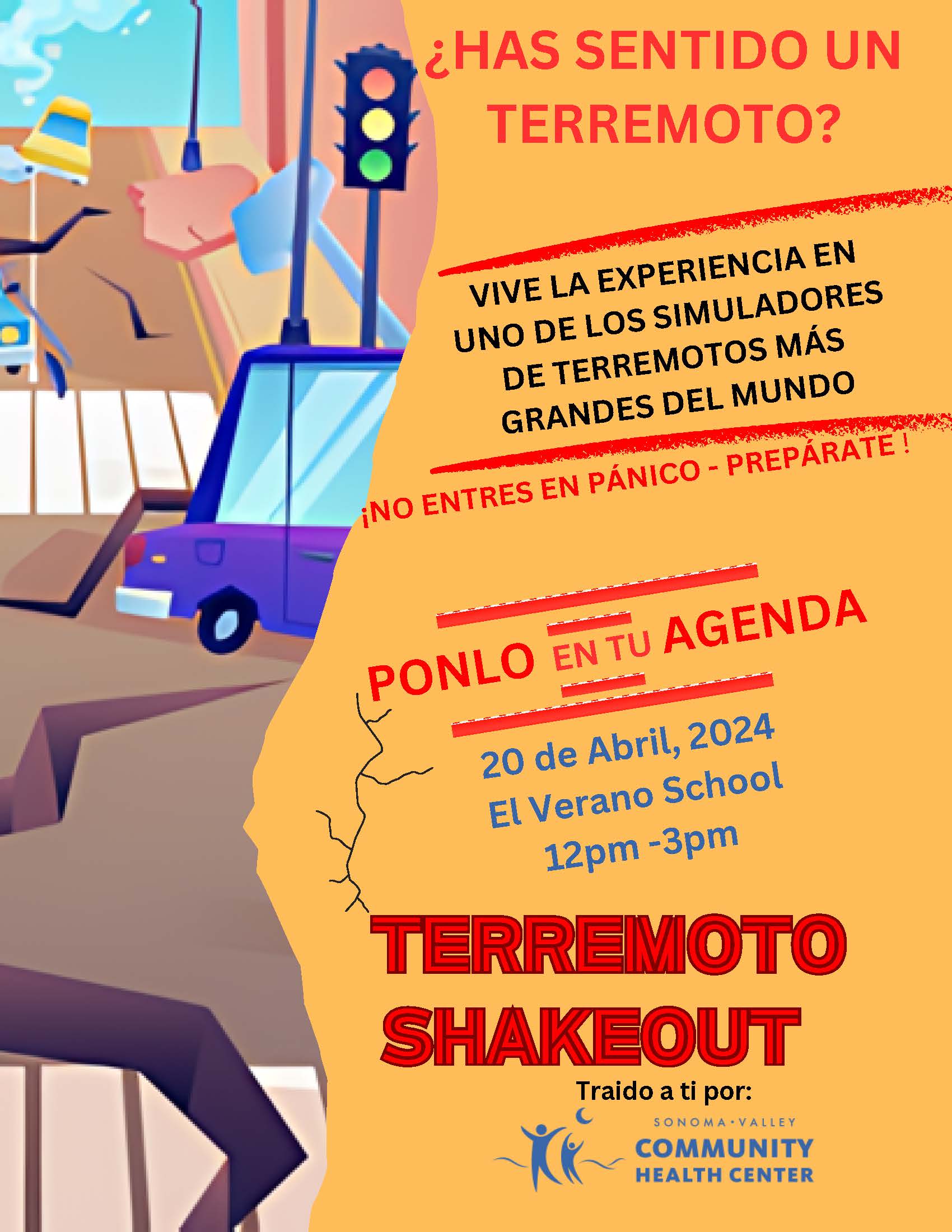 ShakeOut Event with Real Earthquake Simulator/Evento ShakeOut con ...