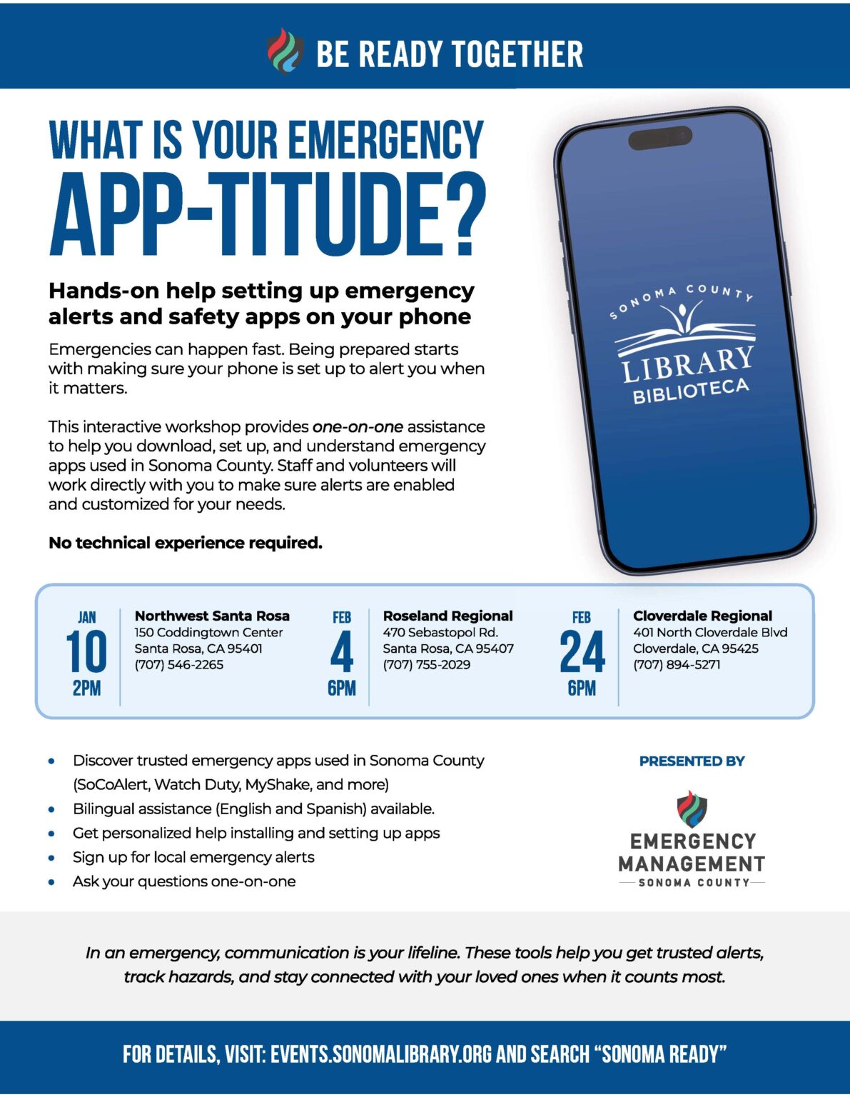 What's Your Disaster APP-titude - Sonoma County Emergency and ...