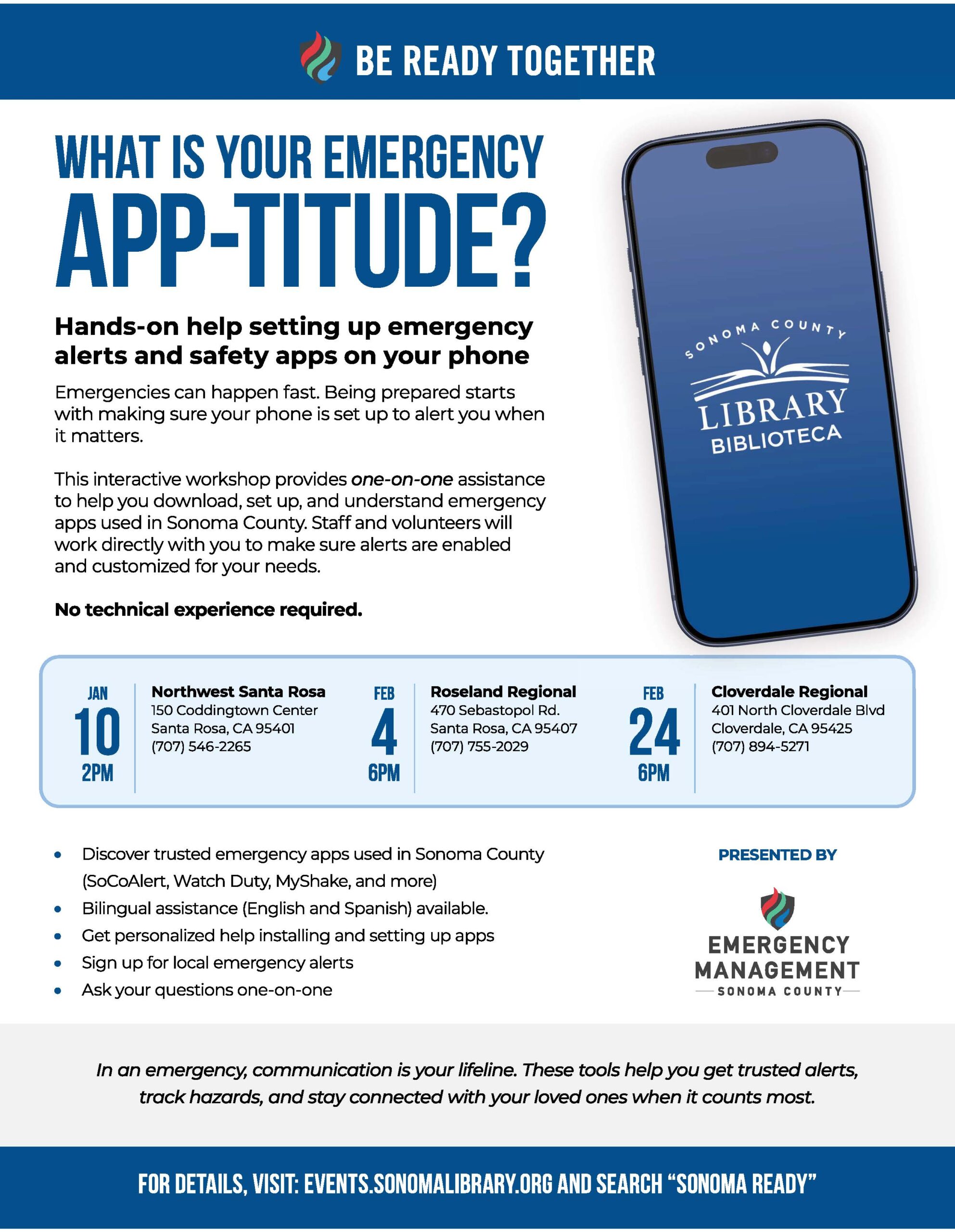What's Your Disaster APP-titude - Sonoma County Emergency and ...